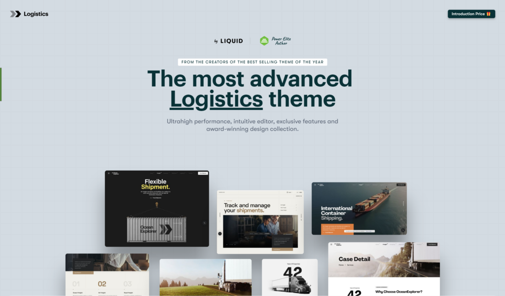 Introduction - LogisticsHub Theme Documentation